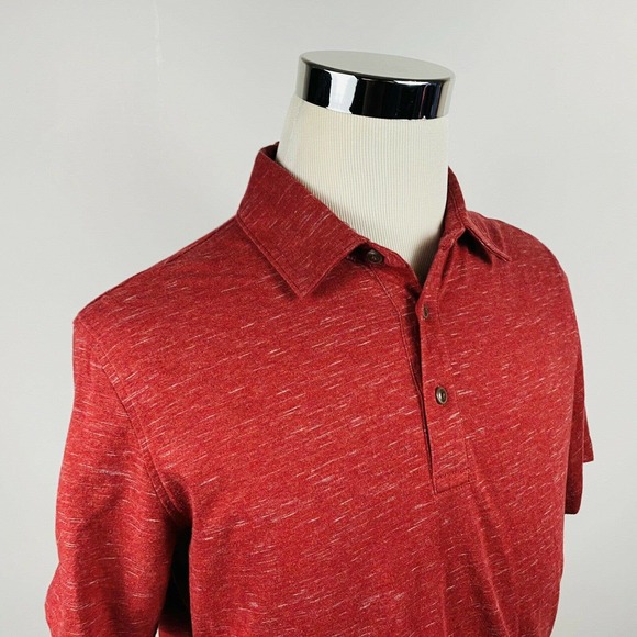 Hawker Rye | Shirts | Hawker Rye Large Slim Fit Polo Shirt Red Gray ...